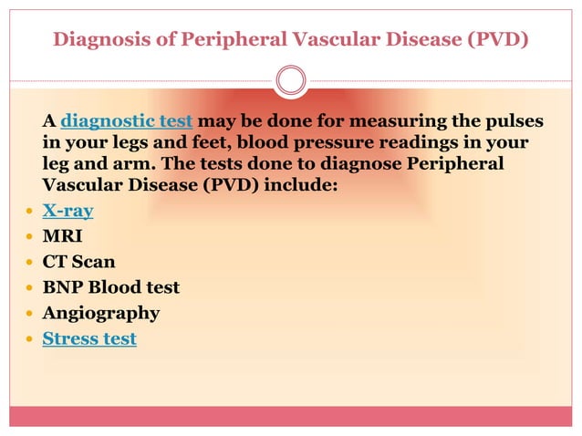 Peripheral vascular disease (pvd) | PPTX | Heart and Cardiovascular ...