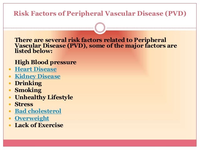 Peripheral vascular disease (pvd)