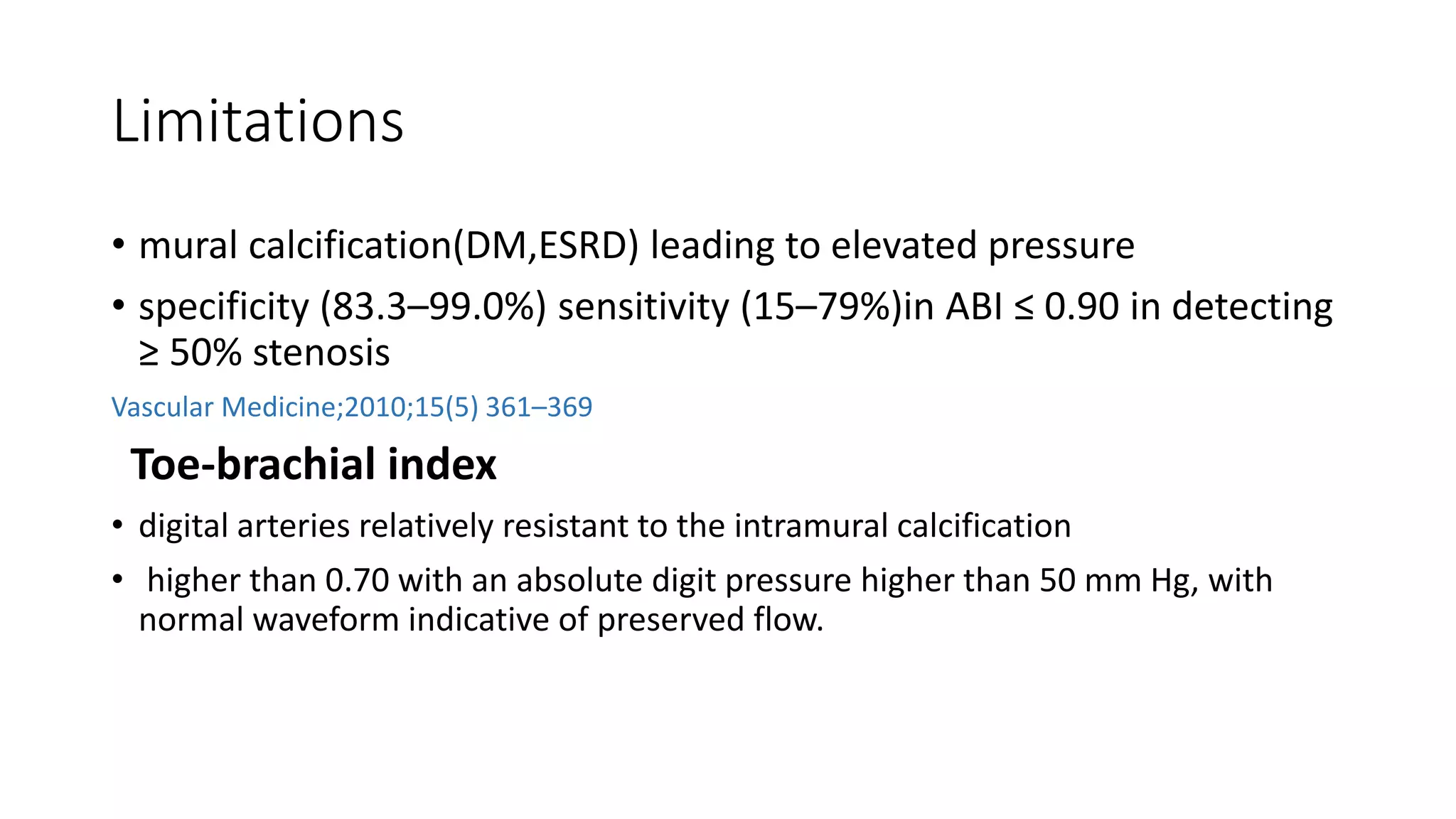 Peripheral vascular diseases | PPTX