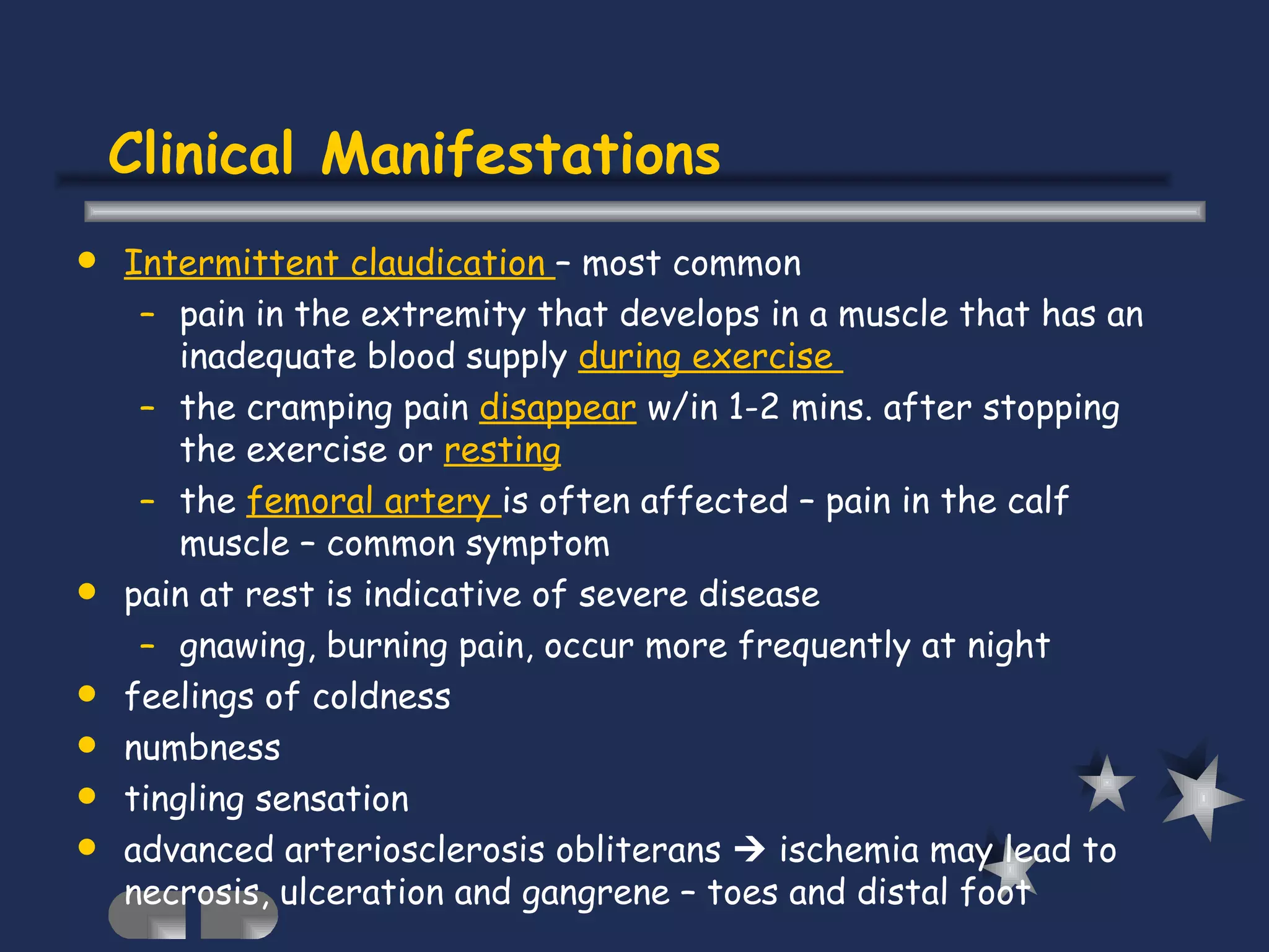 Peripheral Vascular Diseases | PPT
