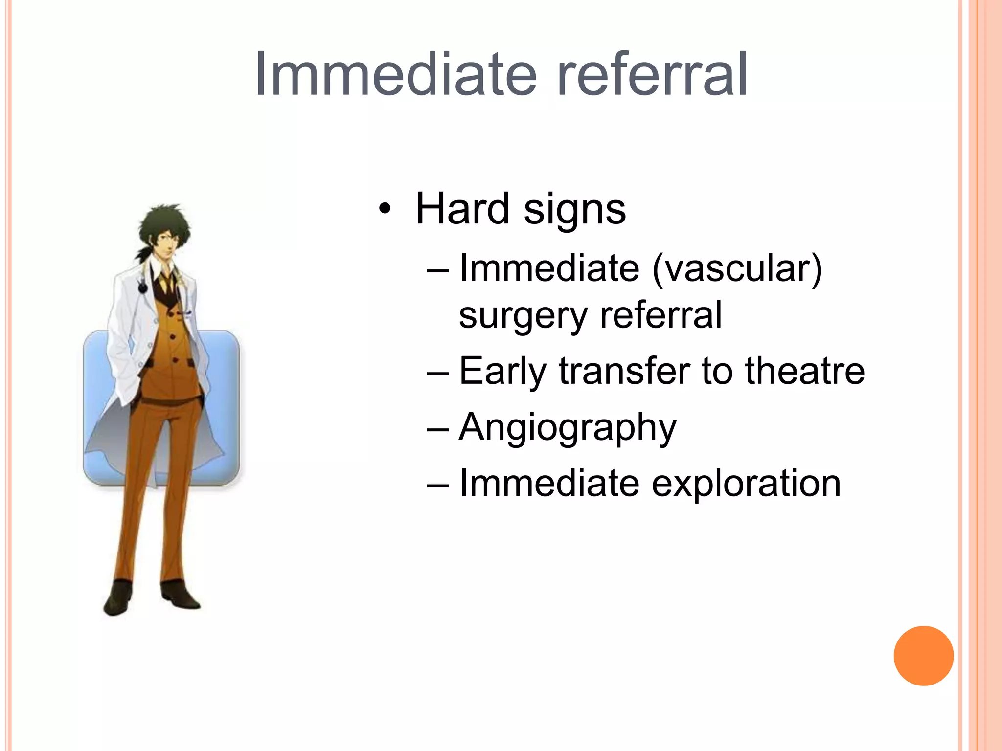 Peripheral Vascular Injuries | PPTX