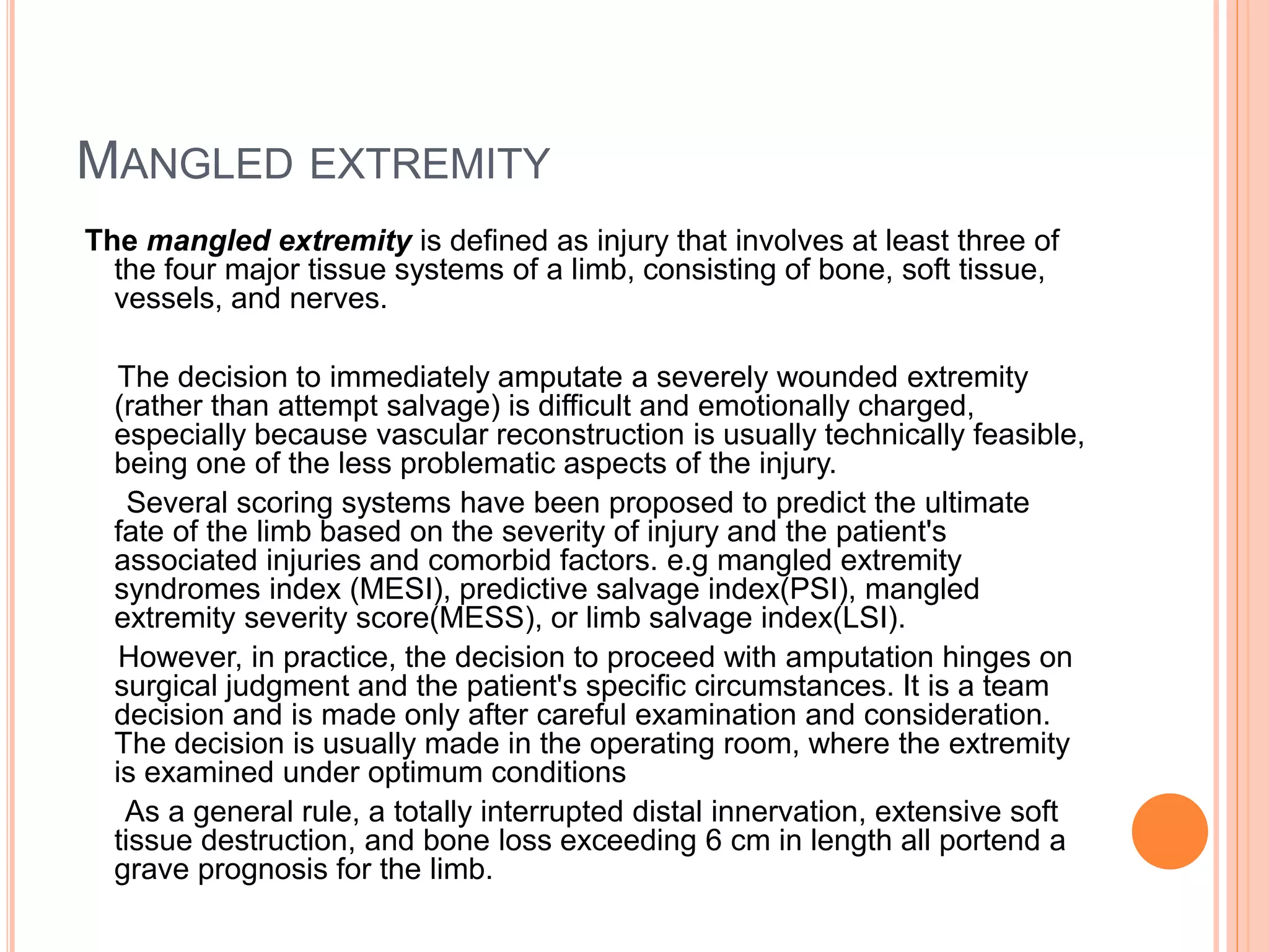 Peripheral Vascular Injuries | PPTX