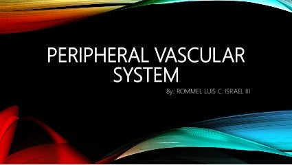 PERIPHERAL VASCULAR SYSTEM.pptx
