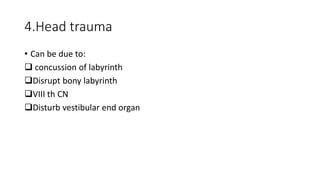 Peripheral vestibular disorders | PPTX