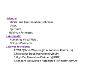 Peripheral visual field | PPTX