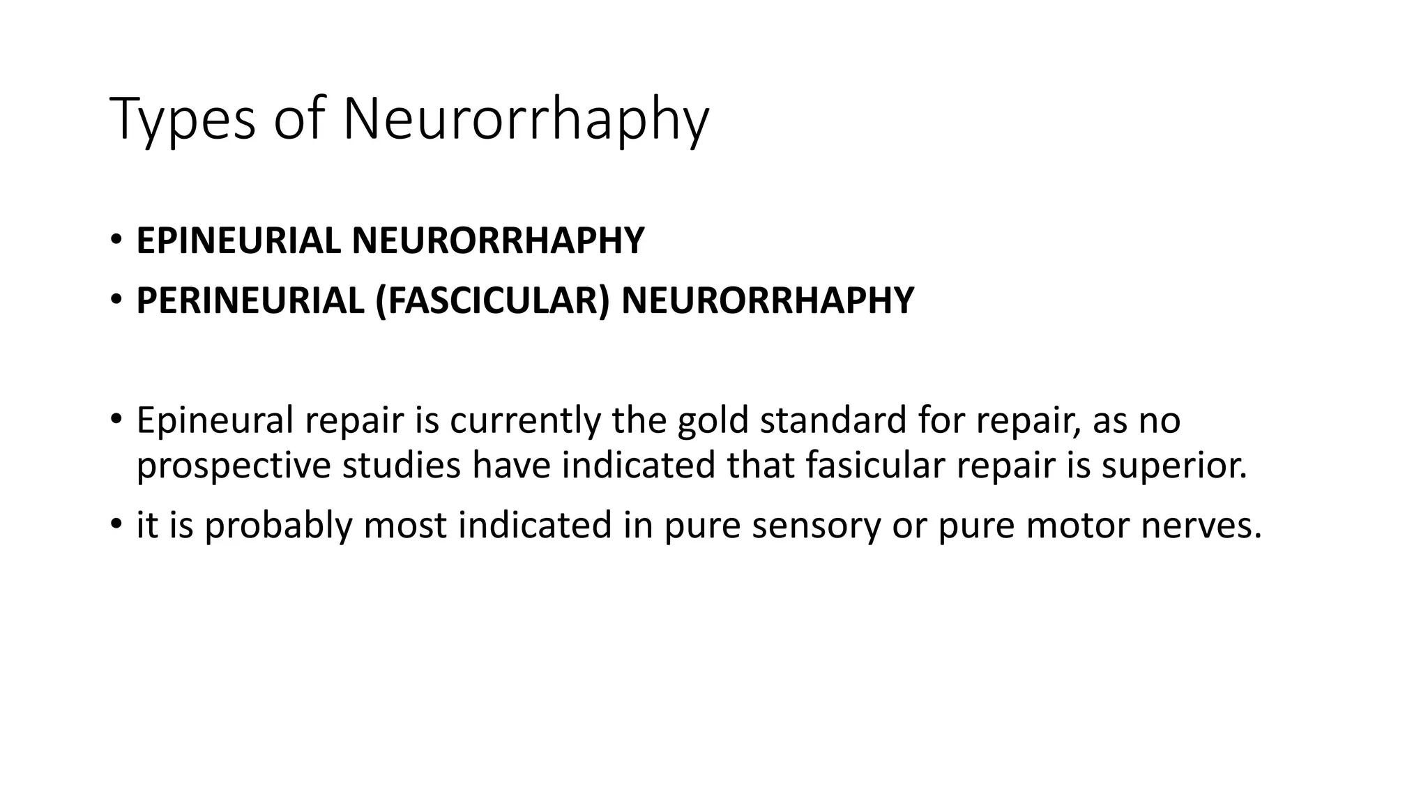 Peripherial nerve repair | PPTX