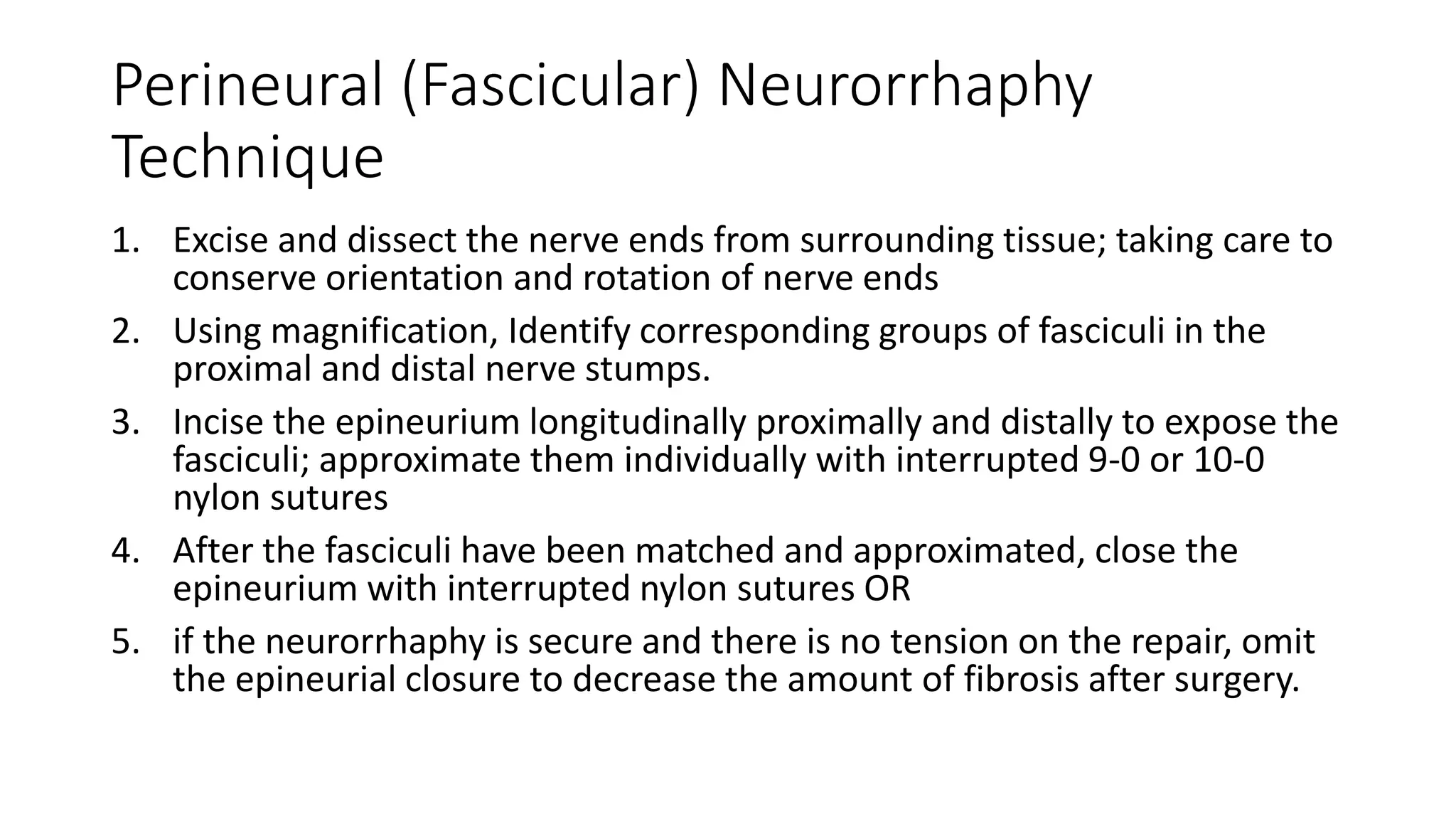 Peripherial nerve repair | PPTX