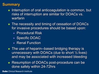 Periproc manage doac | PPTX