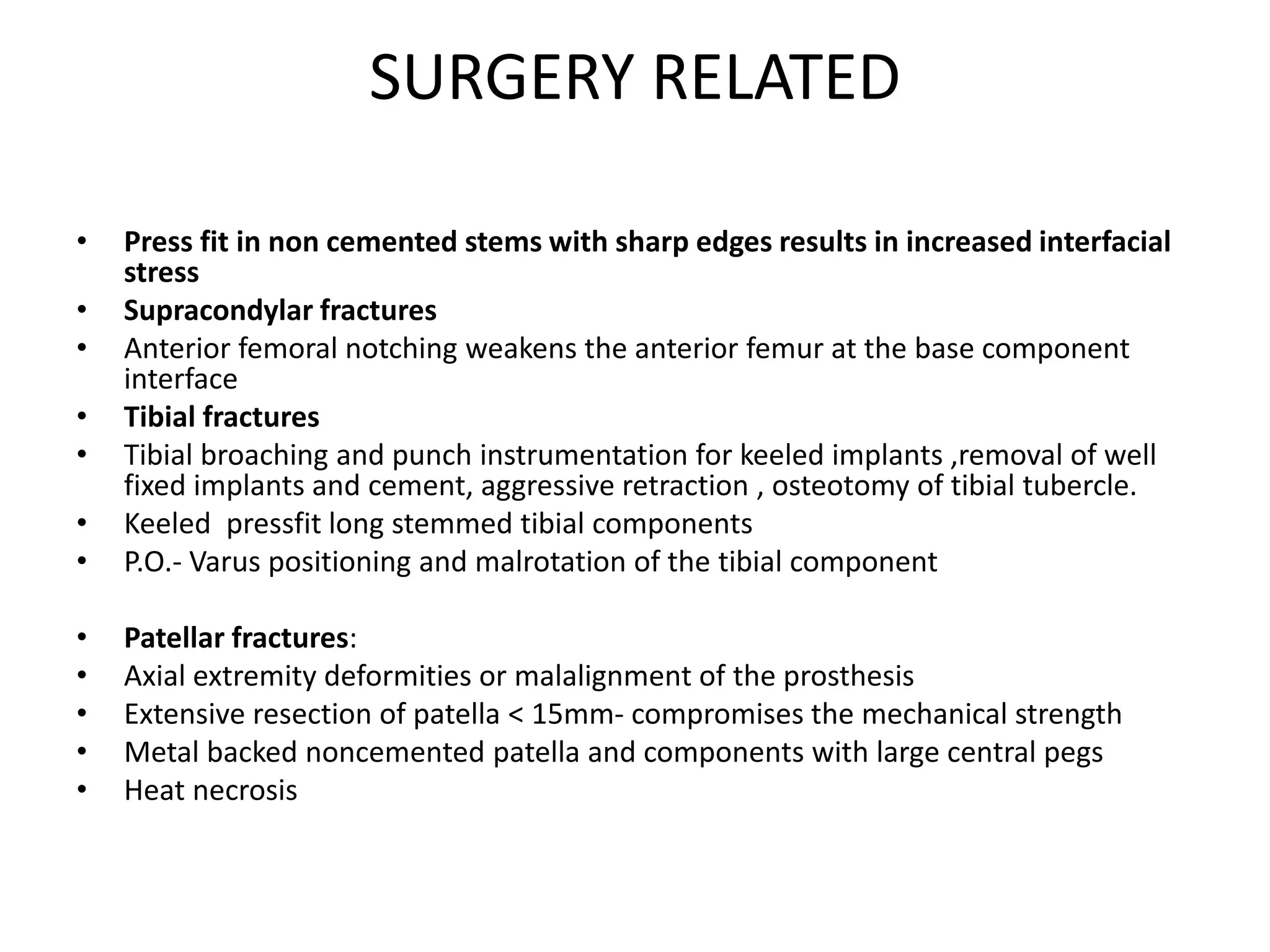 Periprosthetic fractures of knee | PPTX