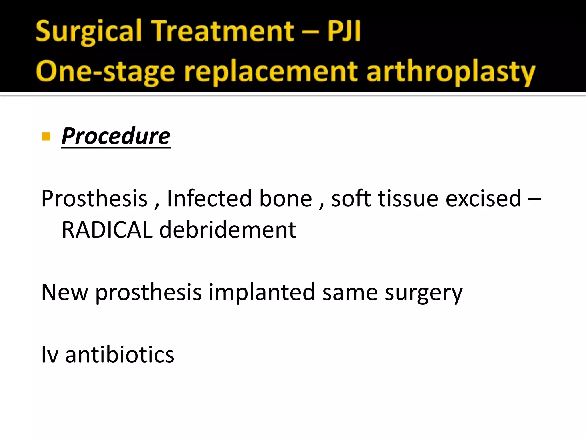 Periprosthetic joint infection | PPTX