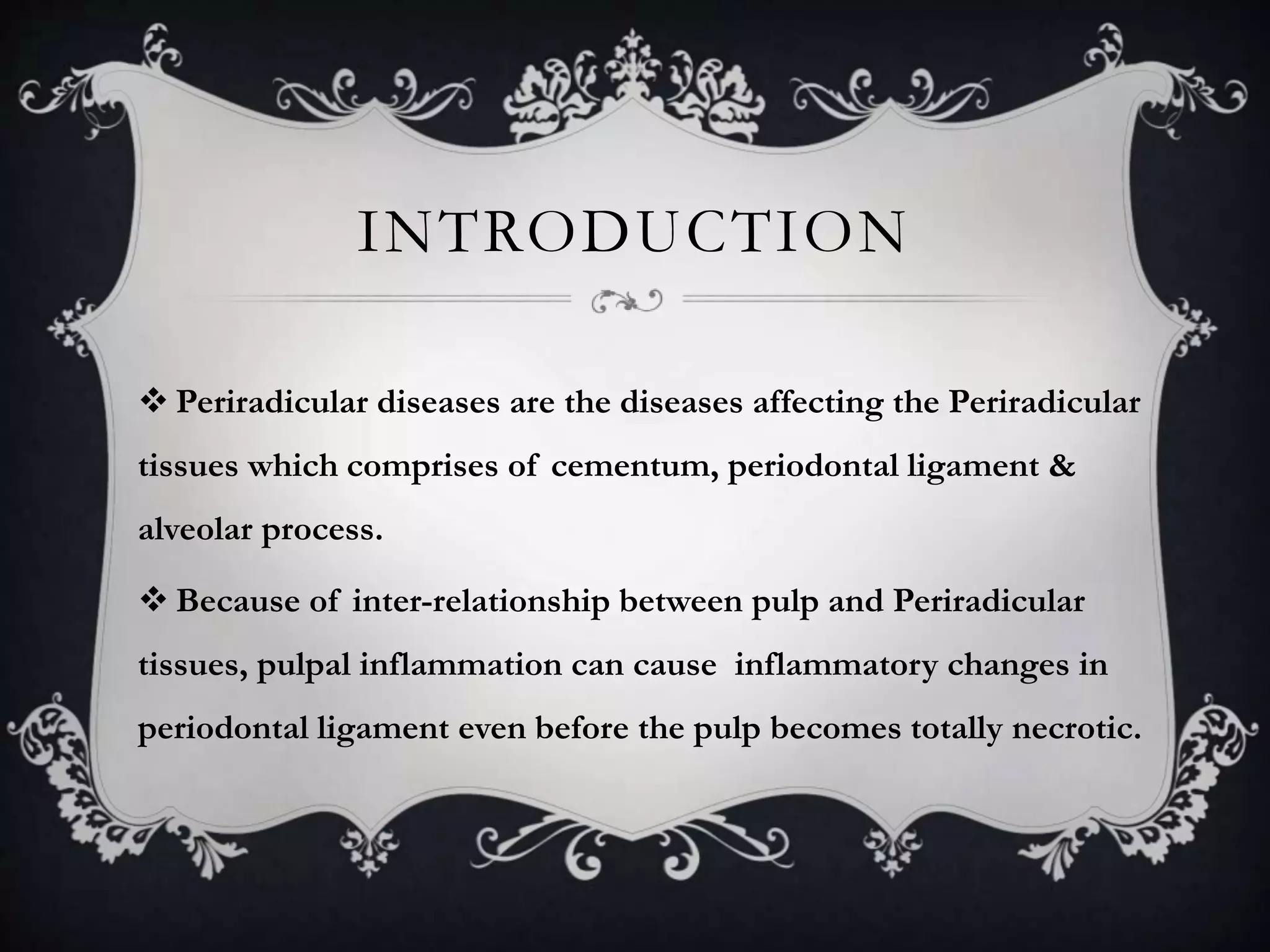 Periradicular Diseases | PPTX