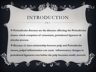 Periradicular Diseases | PPTX