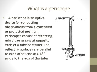 Periscope ,its types & uses. | PPT