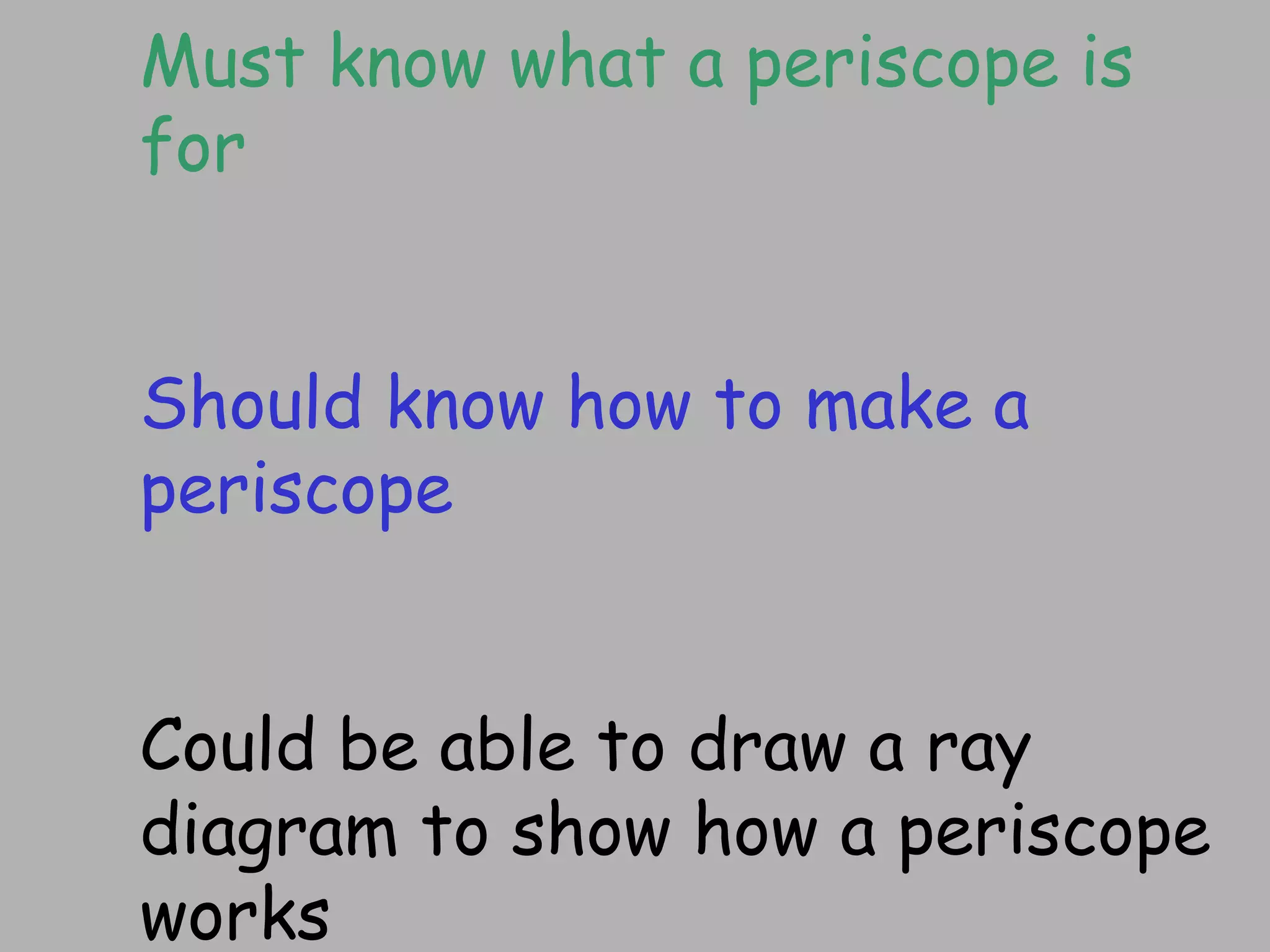 Periscopes | PPT