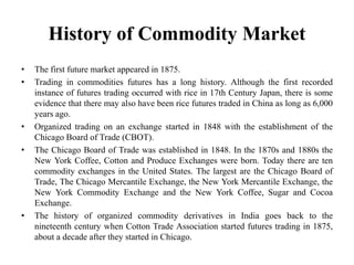 Perishable commodity trading presentation | PPTX