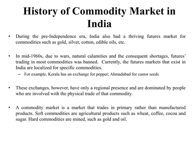 Perishable commodity trading presentation | PPTX | Commodities | Economy