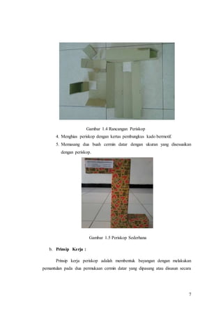 Periskop sederhana dari kertas karton | PDF