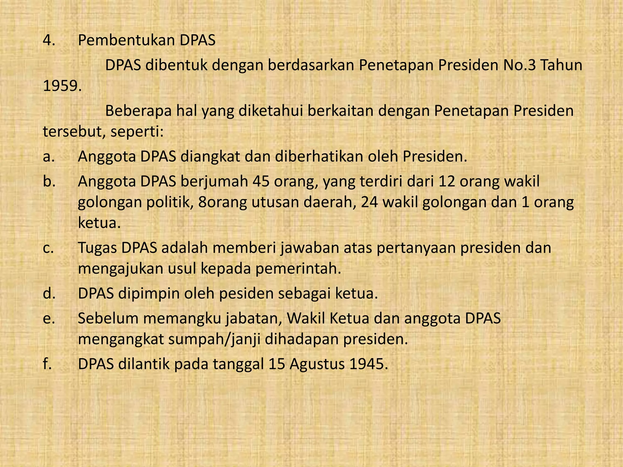 Indonesia Pasca Kedaulatan | PPTX