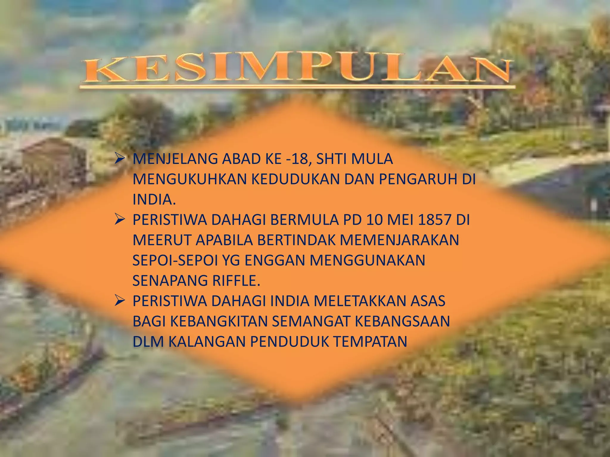 Peristiwa dahagi india (stpm sej sem 1) | PPTX