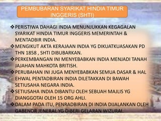 Peristiwa dahagi india (stpm sej sem 1) | PPTX