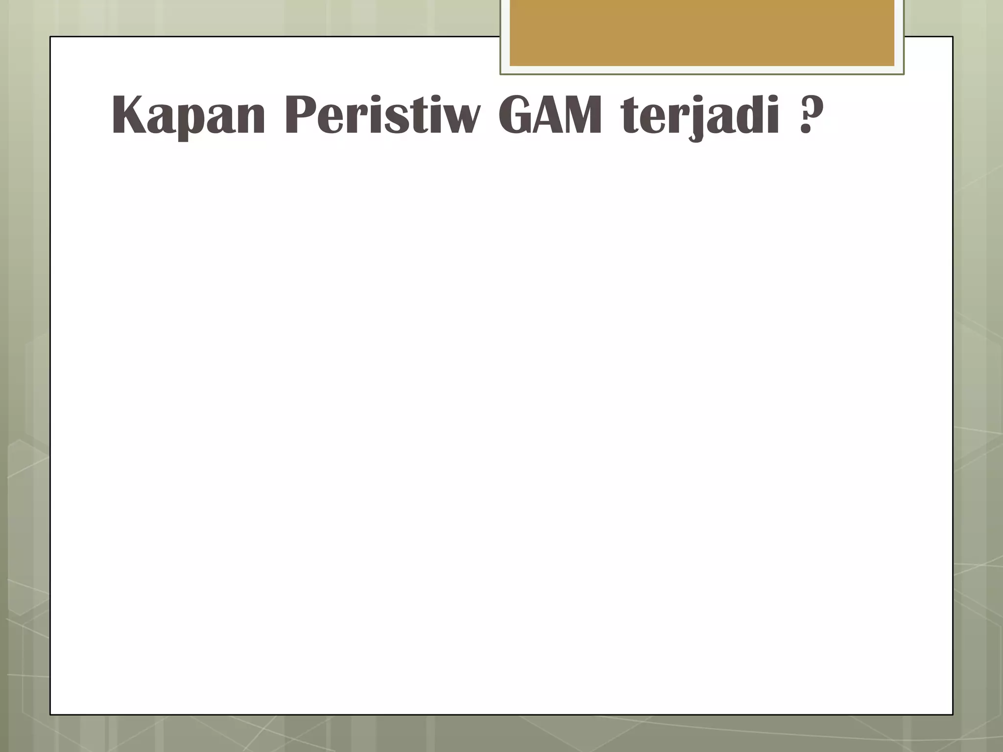 Peristiwa pemberontakan gam (gerakan aceh merdeka ) | PPTX