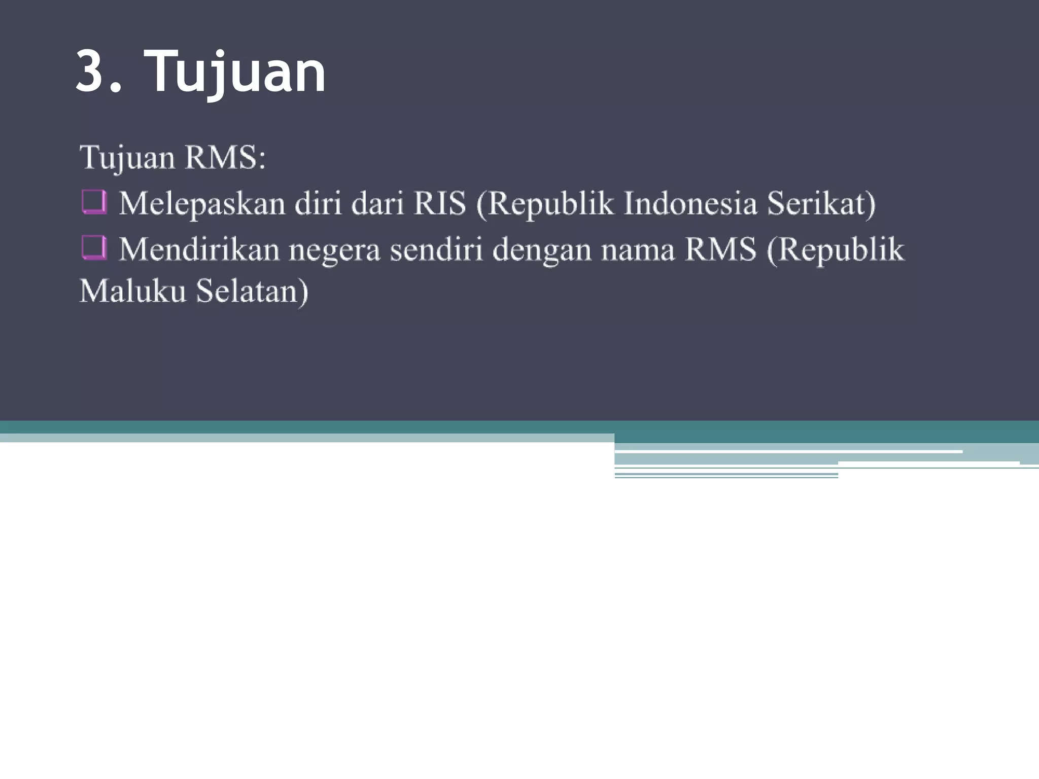 PRESENTASI Peristiwa pemberontakan republik maluku selatan (rms) | PPTX