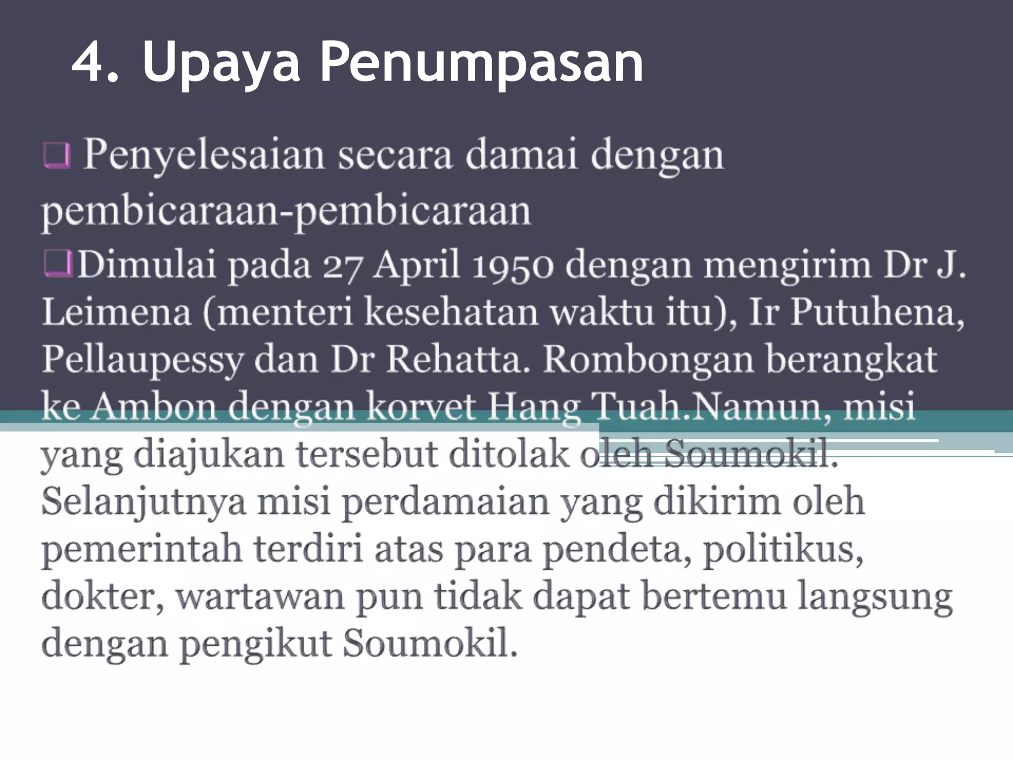 PRESENTASI Peristiwa pemberontakan republik maluku selatan (rms) | PPTX
