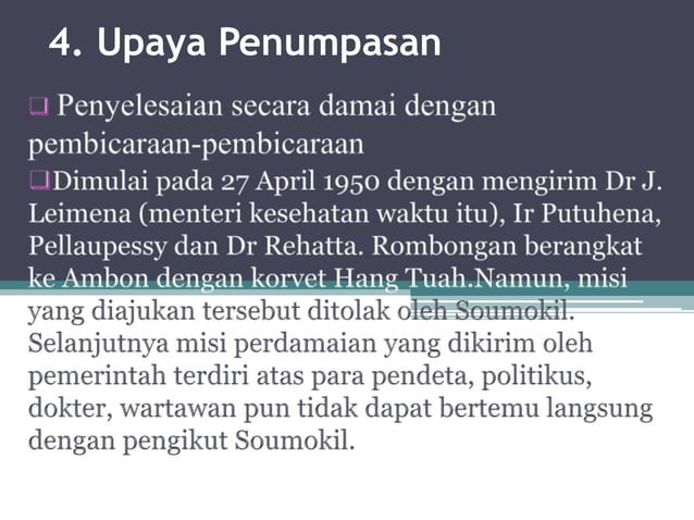 PRESENTASI Peristiwa pemberontakan republik maluku selatan (rms) | PPTX