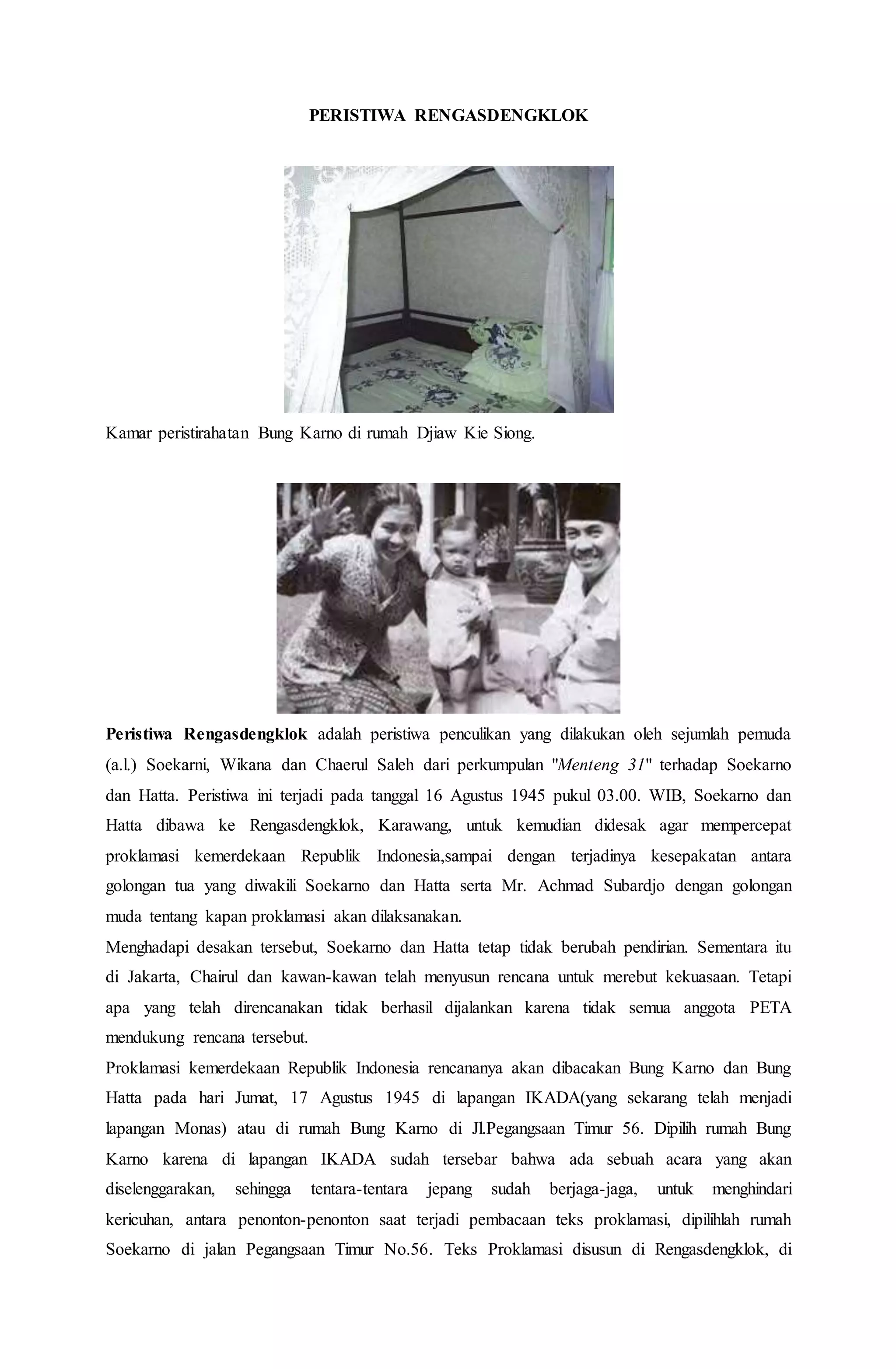 Peristiwa rengasdengklok | DOCX