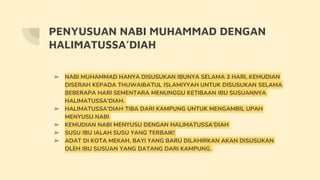 PERISTIWA SLPS KELAHIRAN NABI MUHAMMAD S | PPTX