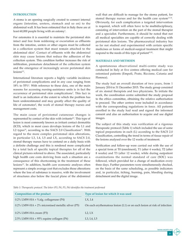 Peristomal skin changes | PDF | Skin and Dermatology | Diseases and ...