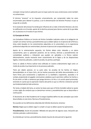 Peritaje contable | DOCX