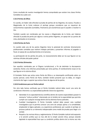 Peritaje contable | DOCX