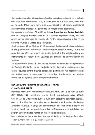 EJEMPLO DE Peritaje contable judicial | PDF