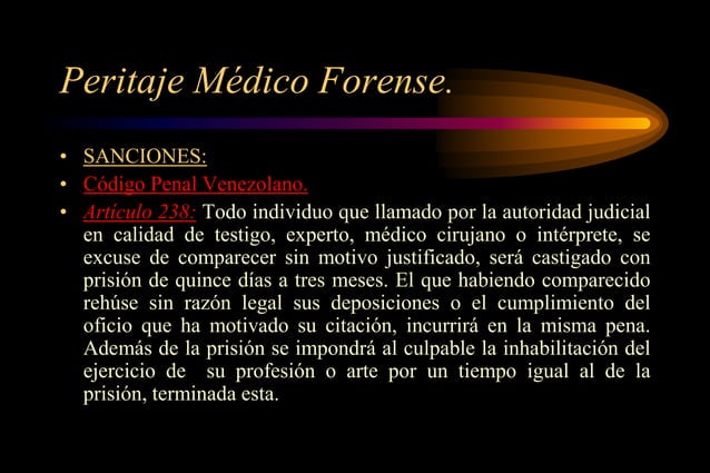 Peritaje medico forense | PPT