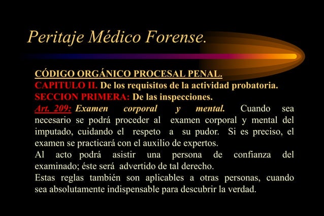 Peritaje medico forense | PPT