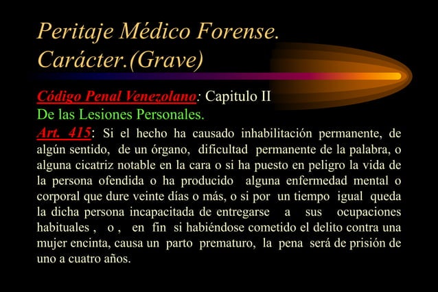 Peritaje medico forense | PPT