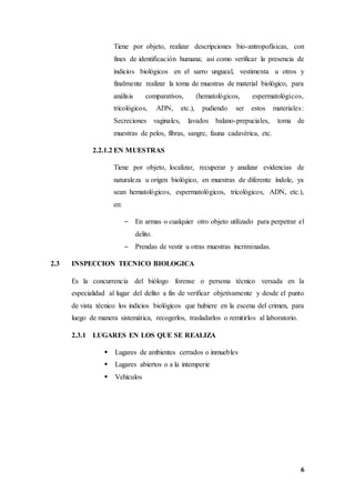 Perito biologico forense | DOCX