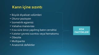 Periton Diyalizinin Komplikasyonları | PPTX