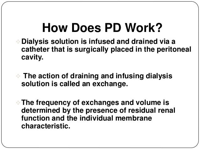 Peritoneal Dialysis