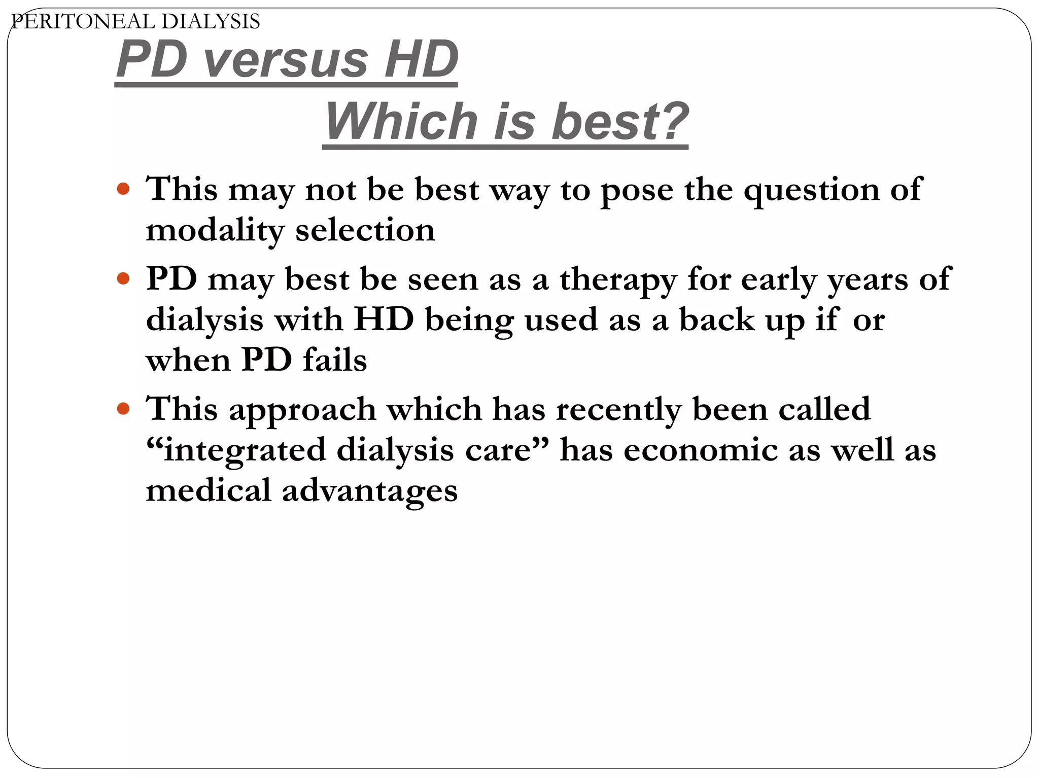 Peritoneal Dialysis | PPTX