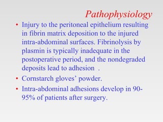 Peritoneal adhesions.pptx