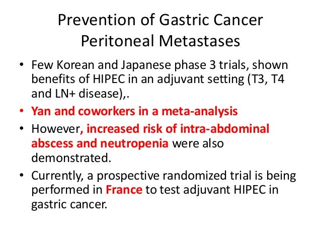 Peritoneal carcinomatosis