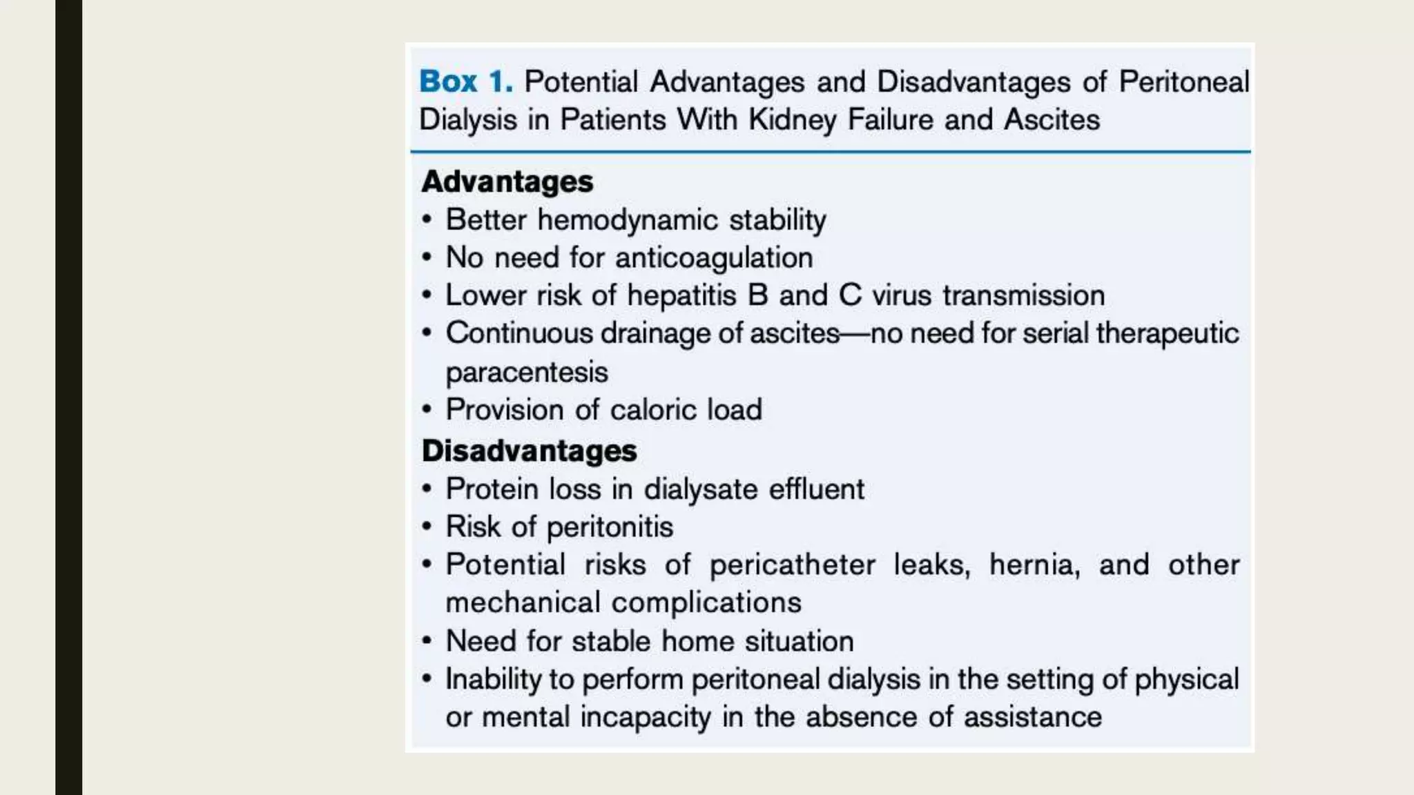 peritoneal dialysis | PPTX
