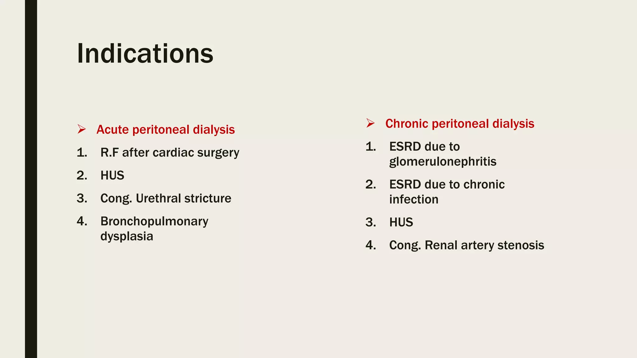 peritoneal dialysis | PPTX