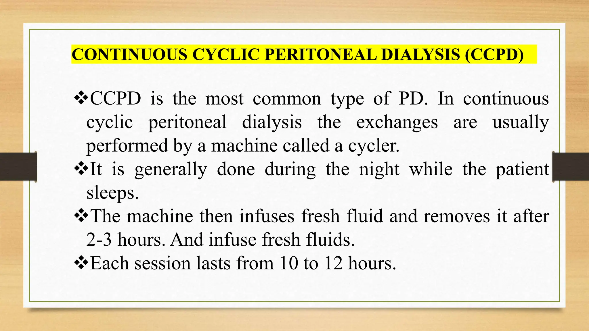 Nursing management of patient with peritoneal dialysis | PPTX