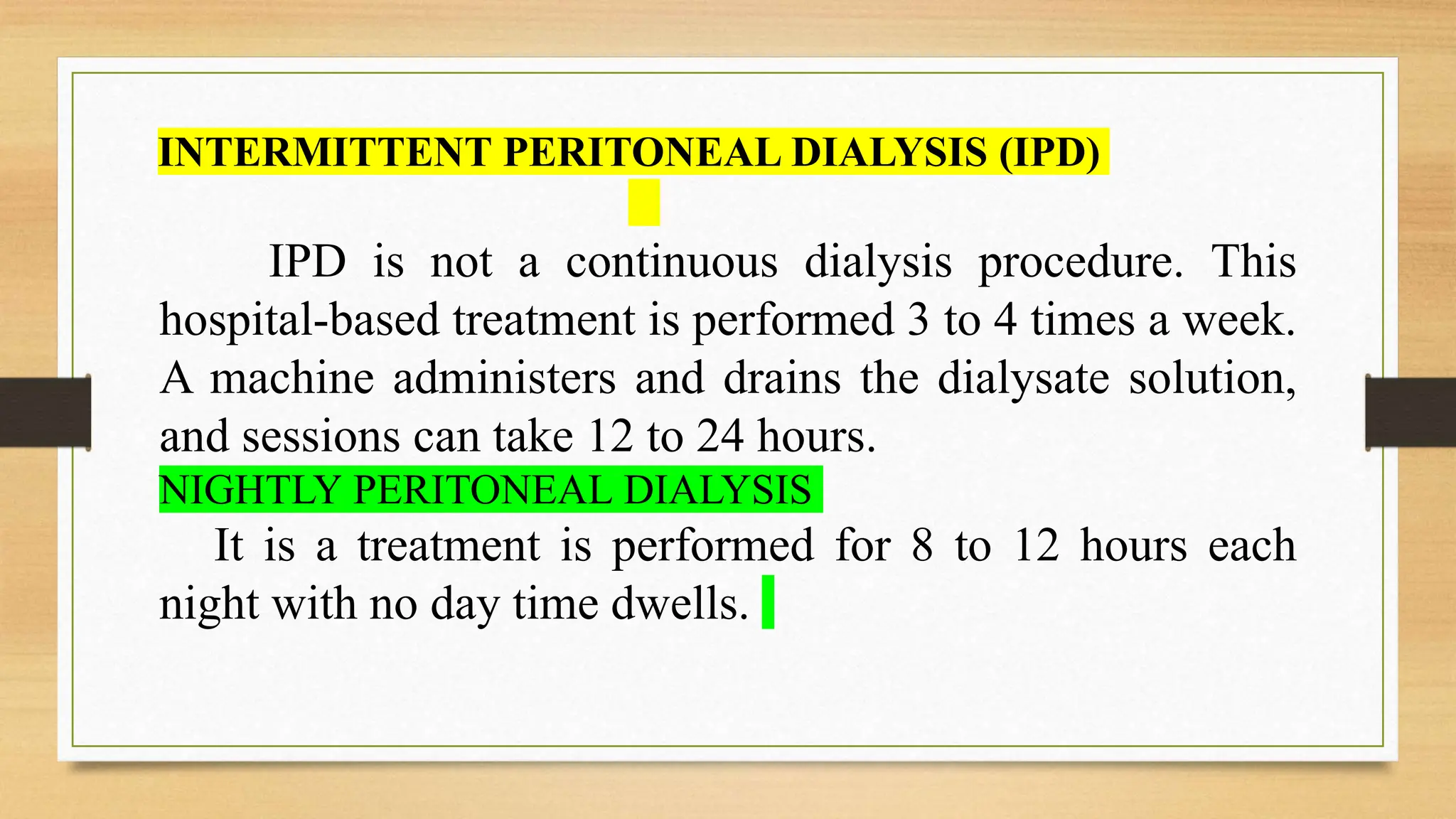 Nursing management of patient with peritoneal dialysis | PPTX