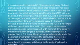 How to improve Peritoneal dialysis adequacy | PPTX | Lung and ...