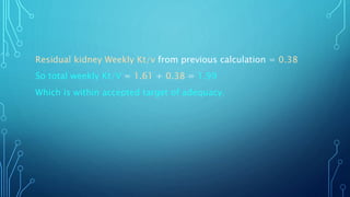 How to improve Peritoneal dialysis adequacy | PPTX | Lung and ...