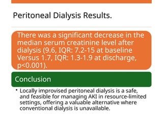 Peritoneal Dialysis as a Life-Saving Modality for Acute Kidney Injury ...